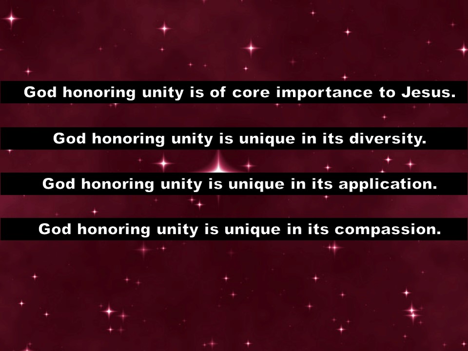 Life After the Manger: Living in Unity - PLEASANT HILL COMMUNITY CHURCH